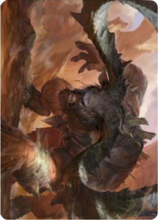 Moraug, Fury of Akoum Art Card - Art Series: Zendikar Rising - Magic ...