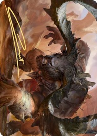 Moraug, Fury of Akoum Art Card (Gold-Stamped Signature) - Art Series ...