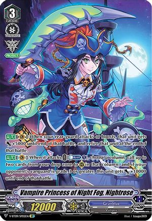 Vampire Princess of Night Fog, Nightrose (SP) - Butterfly d'Moonlight - Cardfight Vanguard