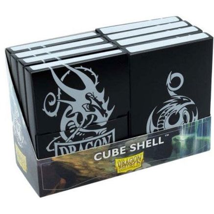 Dragon Shield Cube Shell - Black (Holds 20) - Dragon Shield Deck Boxes ...
