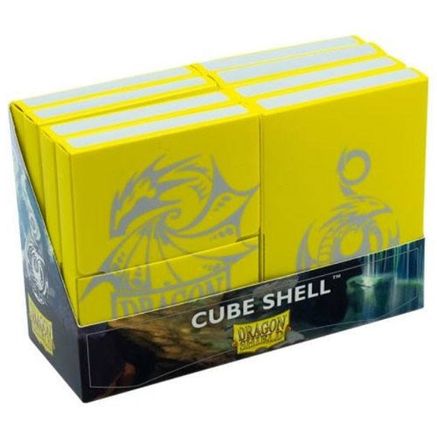 Dragon Shield Cube Shell - Yellow (Holds 20) - Dragon Shield Deck Boxes ...