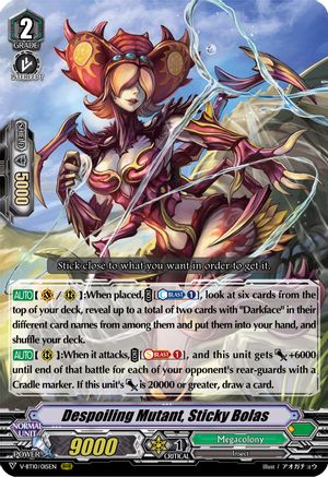 Despoiling Mutant, Sticky Bolas - Phantom Dragon Aeon - Cardfight Vanguard