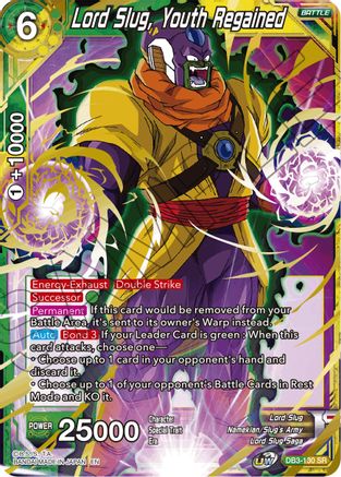 Lord Slug, Youth Regained - Draft Box 06 - Giant Force - Dragon Ball ...