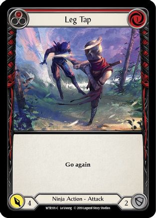 Leg Tap (Red) - Welcome to Rathe - Flesh and Blood TCG