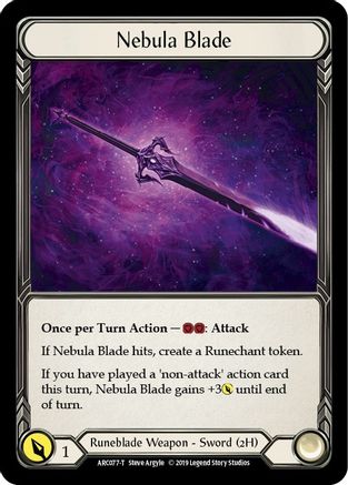 Nebula Blade // Teklo Plasma Pistol - Arcane Rising - Flesh and Blood TCG