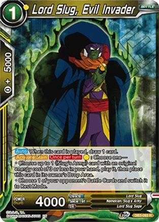 Lord Slug, Evil Invader - Draft Box 06 - Giant Force - Dragon Ball ...