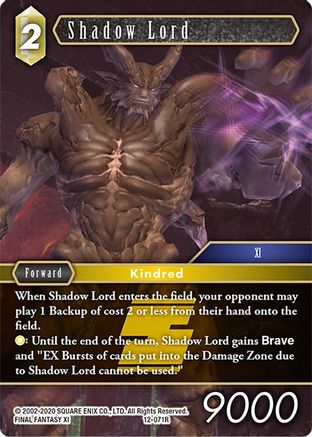 Shadow Lord - Opus XII - Final Fantasy TCG