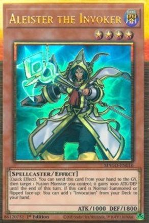 Aleister the Invoker (Alternate Art) - Maximum Gold - YuGiOh