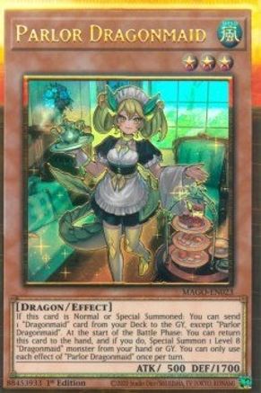 Parlor Dragonmaid - Maximum Gold - YuGiOh