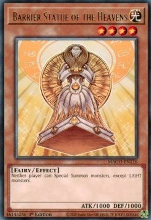 Barrier Statue of the Heavens - Maximum Gold - YuGiOh