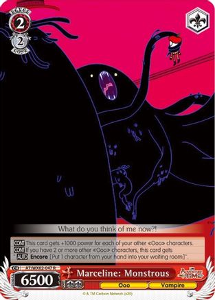 Marceline: Monstrous - Adventure Time - Weiss Schwarz