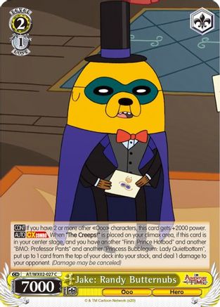 Jake: Randy Butternubs - Adventure Time - Weiss Schwarz