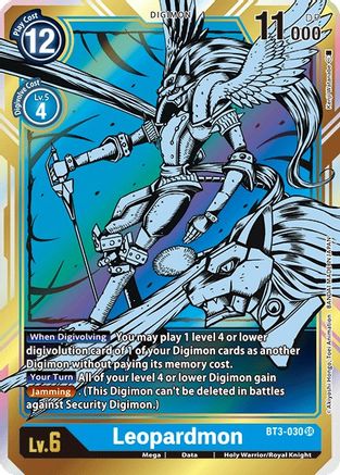 Leopardmon (Alternate Art) - Release Special Booster - Digimon Card Game