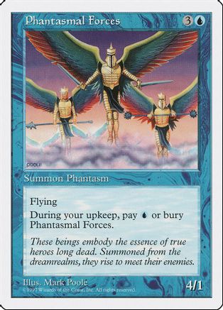 Phantasmal Forces - Fifth Edition - Magic: The Gathering