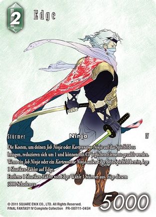 Edge (Full Art) - FF: Promo Cards - Final Fantasy TCG