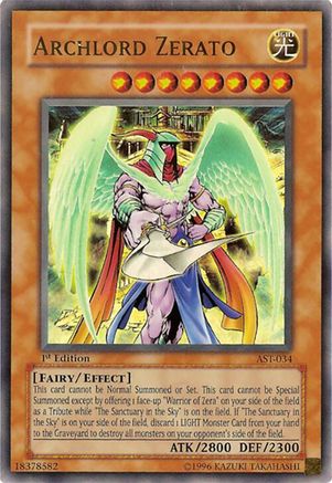 Archlord Zerato - Ancient Sanctuary - YuGiOh