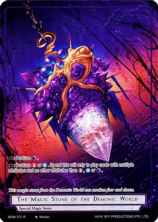 The Magic Stone of the Demonic World (Full Art) - The Magic Stone War ...