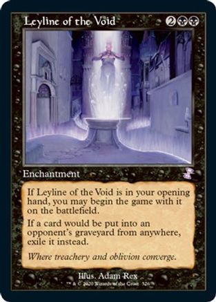 Leyline of the Void - Time Spiral: Remastered - Magic: The Gathering