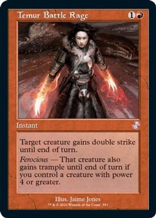 Temur Battle Rage - Time Spiral: Remastered - Magic: The Gathering