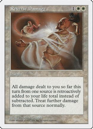 Reverse Damage - Fifth Edition - Magic: The Gathering