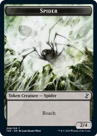 Spider Token - Time Spiral: Remastered - Magic: The Gathering