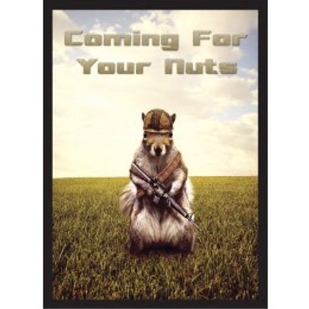 Coming For Your Nuts! Combat Squirrel Double Matte Art Card Sleeves ...
