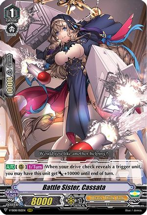 Battle Sister, Cassata - V-SS08: Clan Selection Plus Vol.2 - Cardfight Vanguard