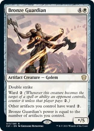 Bronze Guardian - Commander 2021 - Magic: The Gathering
