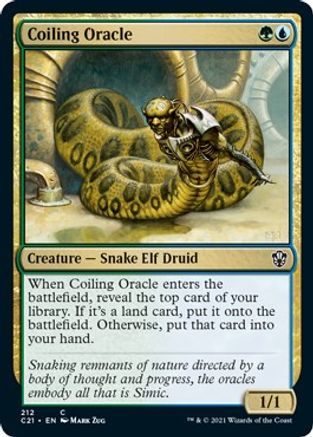 Coiling Oracle - Commander 2021 - Magic: The Gathering
