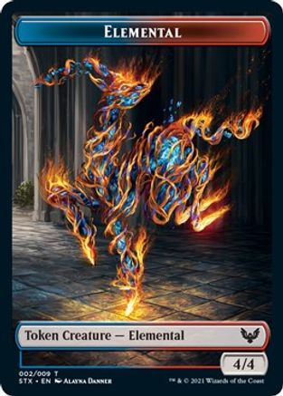 Elemental (2) // Inkling Double-sided Token - Strixhaven: School of ...