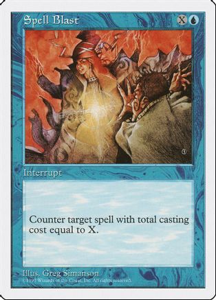 Spell Blast - Fifth Edition - Magic: The Gathering