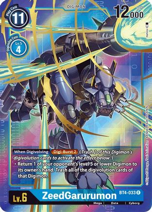 ZeedGarurumon (Alternate Art) - Great Legend - Digimon Card Game