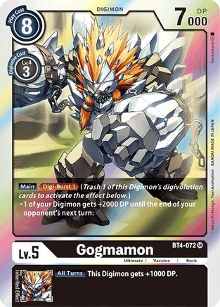 Gogmamon - Great Legend - Digimon Card Game