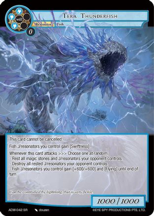 Tera Thunderfish - Assault into the Demonic World - Force of Will