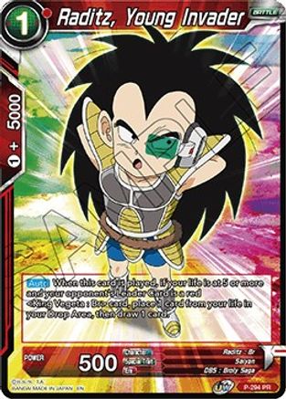Raditz, Young Invader - Promotion Cards - Dragon Ball Super: Masters