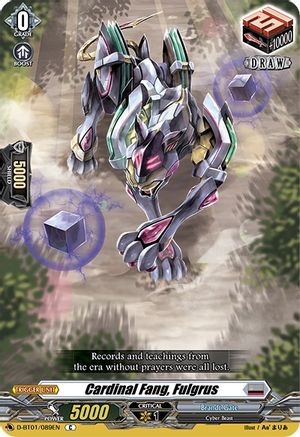 Cardinal Fang, Fulgrus - Genesis of the Five Greats - Cardfight Vanguard