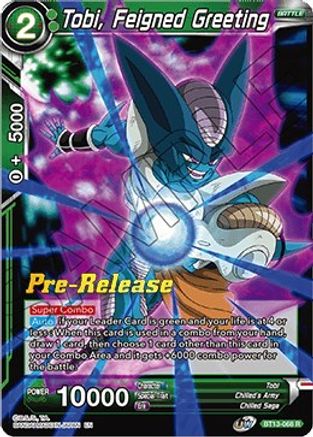 Tobi, Feigned Greeting - Supreme Rivalry Pre-Release Cards - Dragon ...
