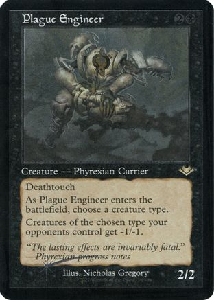 Plague Engineer (Retro Frame) (Foil Etched) - Modern Horizons - Magic ...