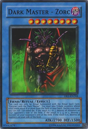 Dark Master - Zorc - Dark Revelation Volume 1 - YuGiOh