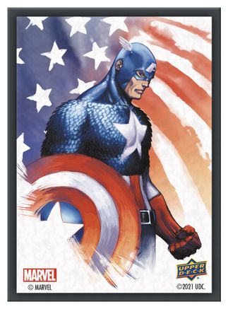 Upper Deck Marvel Card Sleeves - Standard Matte - Captain America (65 ...