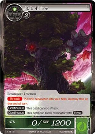 Babel Tree - The Dawn of Valhalla - Force of Will