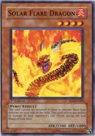 Solar Flare Dragon - Structure Deck: Blaze of Destruction - YuGiOh