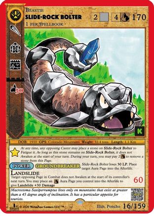 Slide-Rock Bolter - Cryptid Nation: Kickstarter Edition - MetaZoo