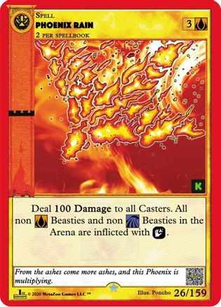 Phoenix Rain - Cryptid Nation: Kickstarter Edition - MetaZoo