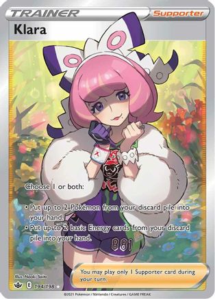 Klara (Full Art) - SWSH06: Chilling Reign - Pokemon