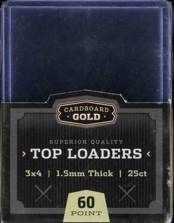 3"X4" Clear Toploaders 60 Points (25-Count) - Cardboard Gold Toploaders ...