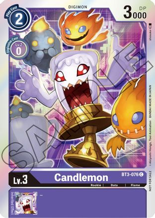 Candlemon - BT3-076 (Event Pack 1) - Release Special Booster - Digimon ...