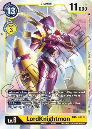 LordKnightmon - BT5-045 (Event Pack 1) - Battle of Omni - Digimon Card Game