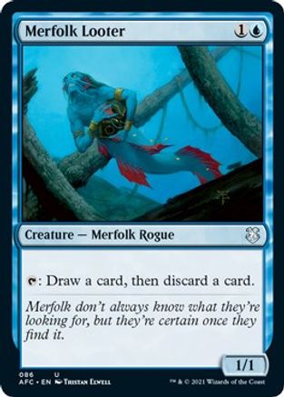 Merfolk Looter - Commander: Adventures in the Forgotten Realms - Magic ...