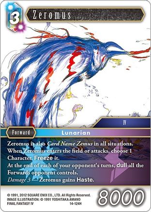 Zeromus - Opus XIV: Crystal Abyss - Final Fantasy TCG